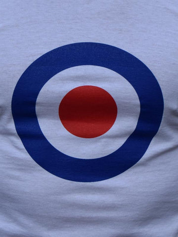 Mod Target Ringer T Shirt—Lammy Man Ska, Mod and Scooter Clothing